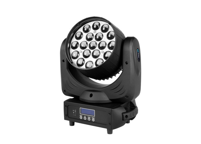 19pcs * 15W Led Wash Zoom Wedding Moving Head Stage Lights With Beam Effect